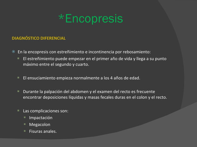 2. enuresis y encopresis | PPT