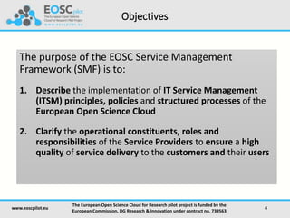 Service Management Framework and Principles of Engagement, Sy Holsinger ...
