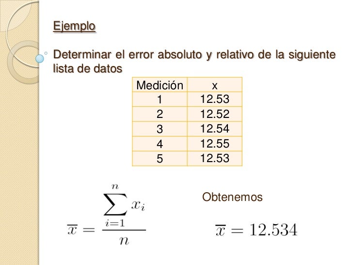 2. errores en las mediciones
