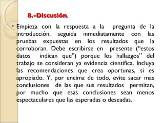 2. escritura del articulo cientifico | PPT