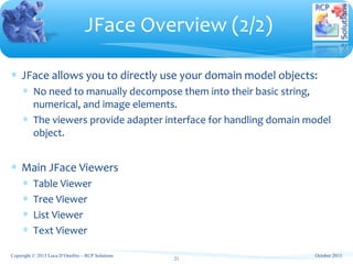 Eclipse Training - SWT & JFace | PPT