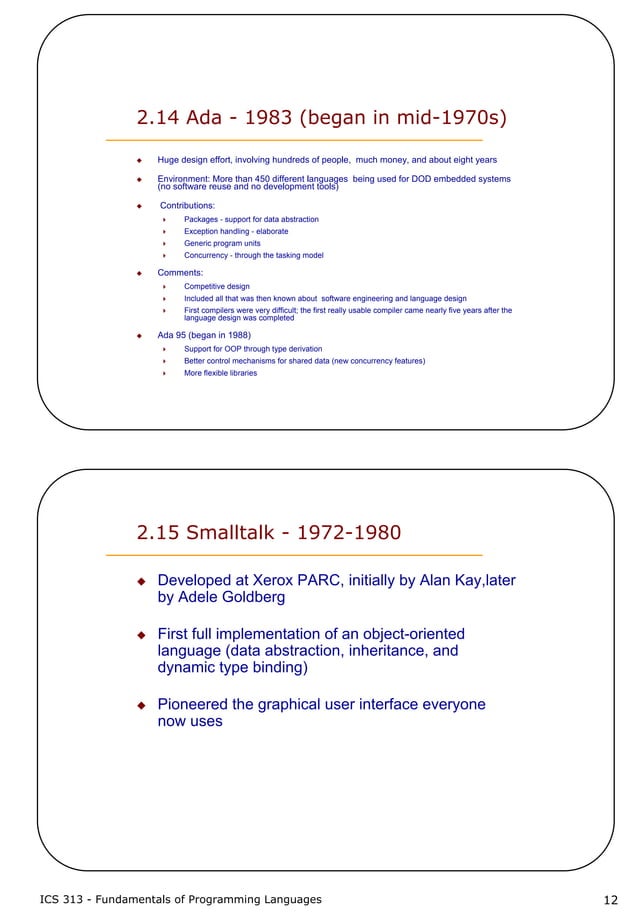 2 evolution of the major programming languages | PDF
