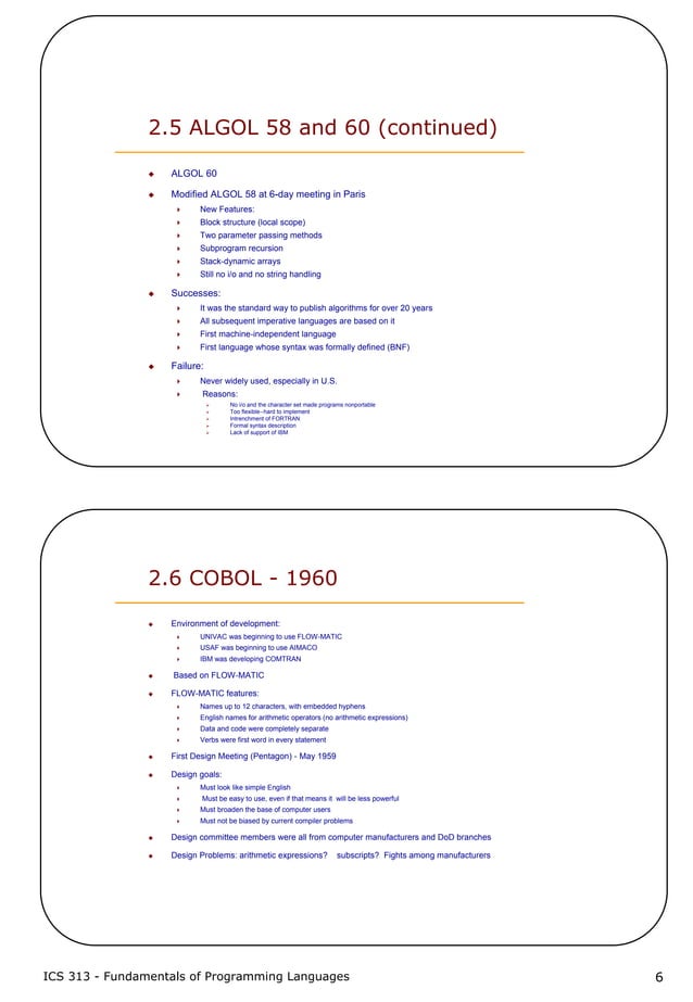 2 evolution of the major programming languages | PDF