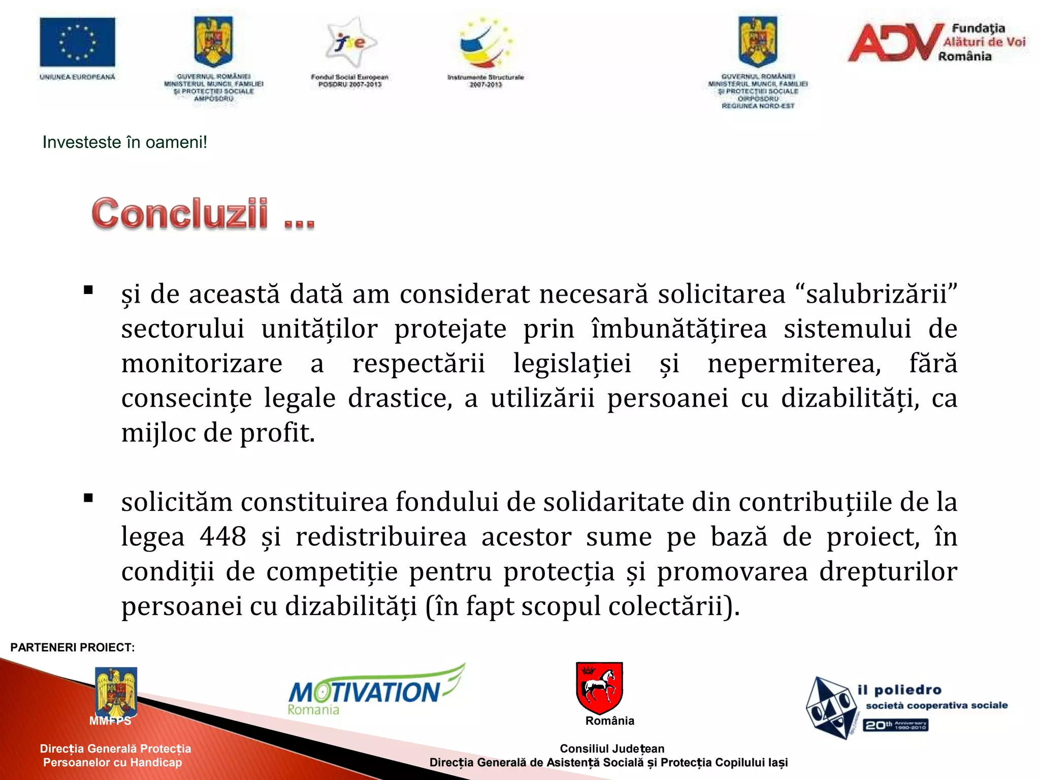 Experiente de economie sociala | PPT