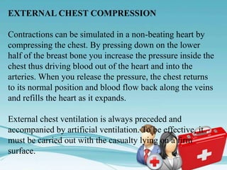 external cardiac resuscitaion | PPTX