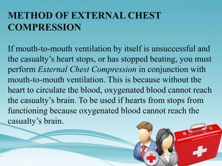 external cardiac resuscitaion | PPTX
