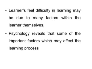 Factors affecting student in teaching and pot | PPT
