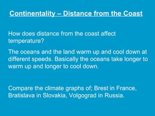 2 - Factors Influencing Climate (Summary) | PPT