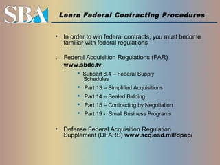 SBA Contracting | PPT