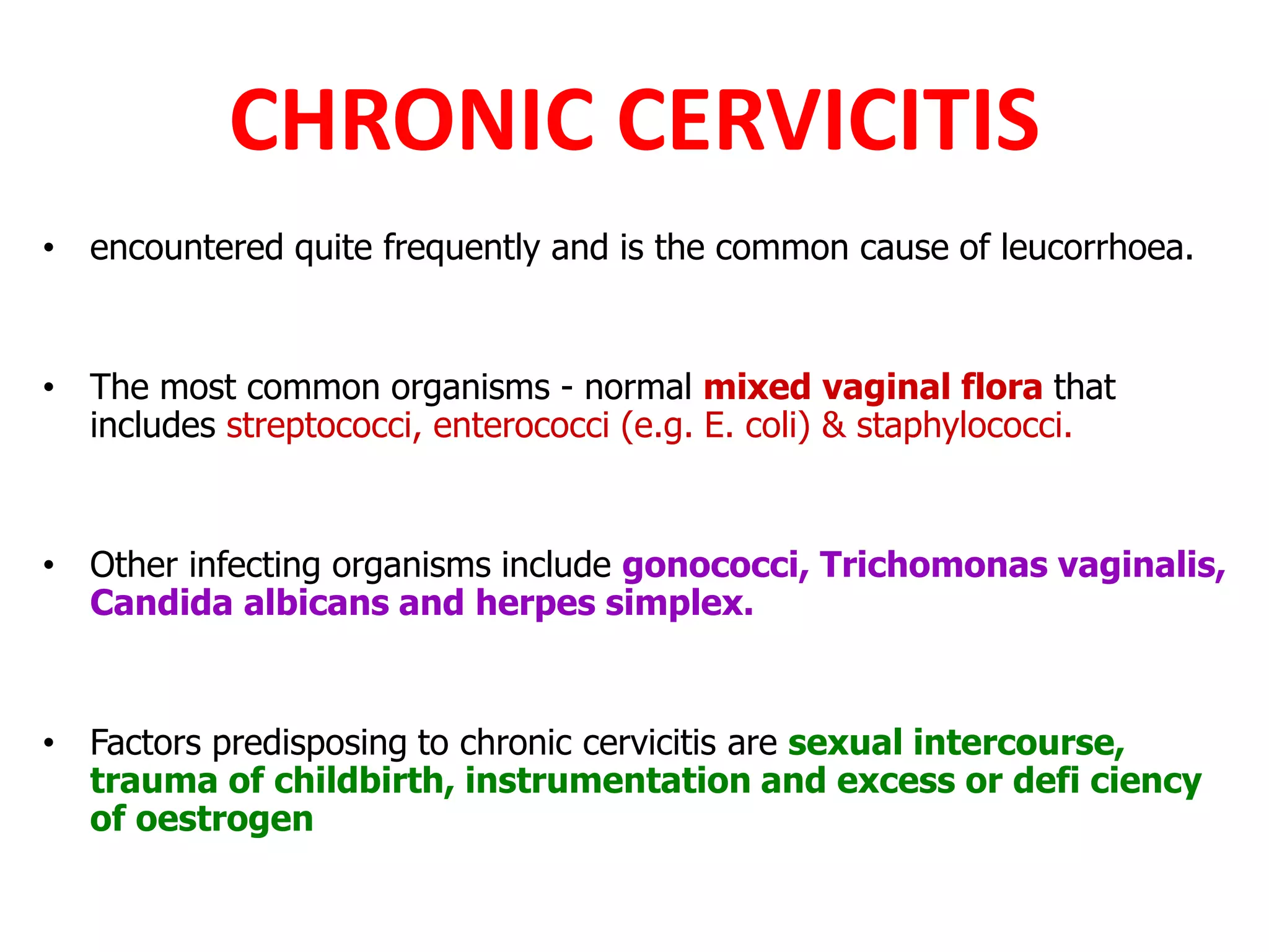 FEMALE GENITAL SYSTEM: CERVIX LESIONS | PPTX