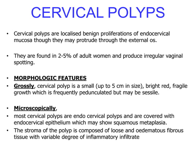 FEMALE GENITAL SYSTEM: CERVIX LESIONS | PPTX | Reproductive Health ...
