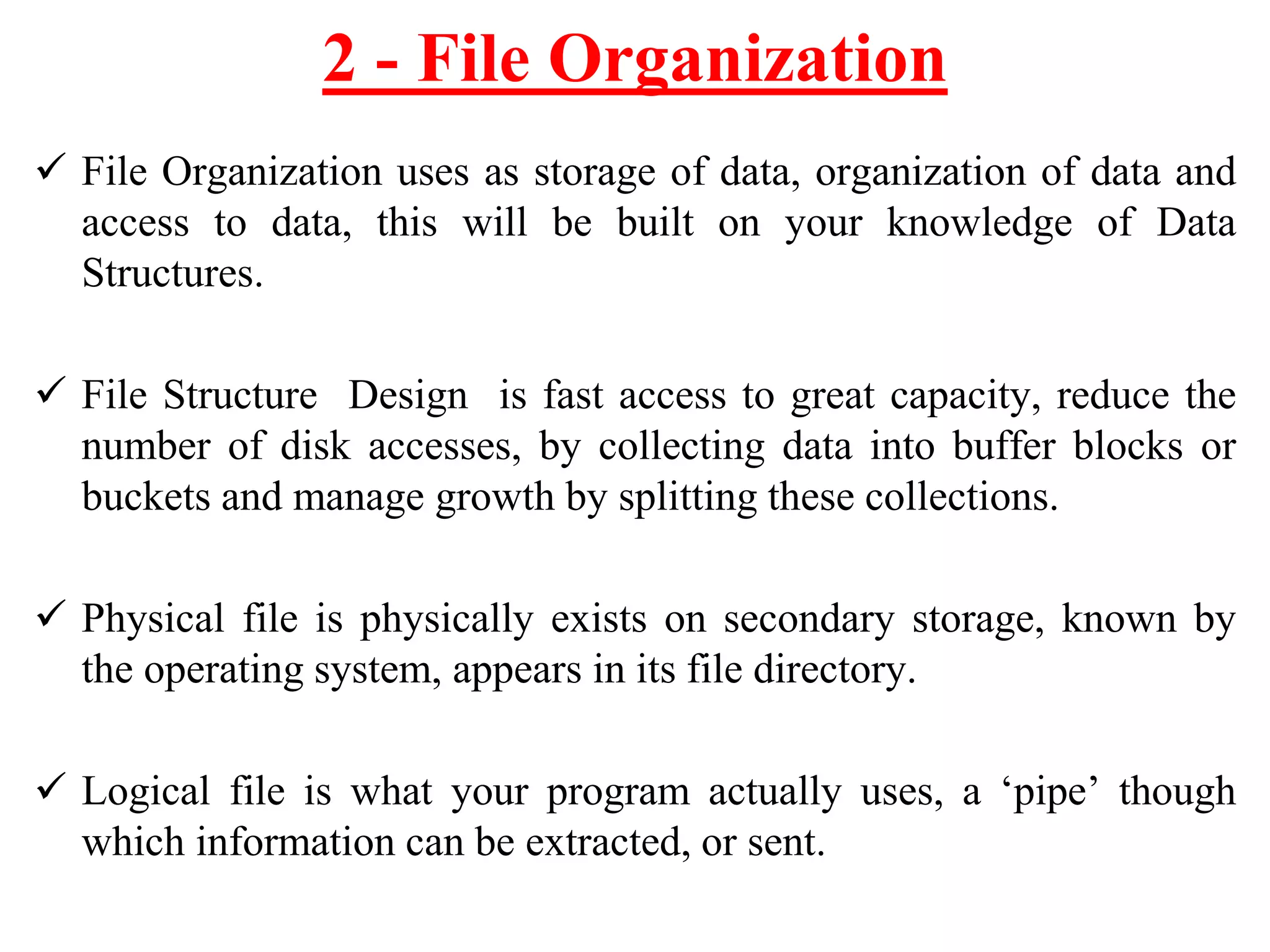 File Organization | PPTX