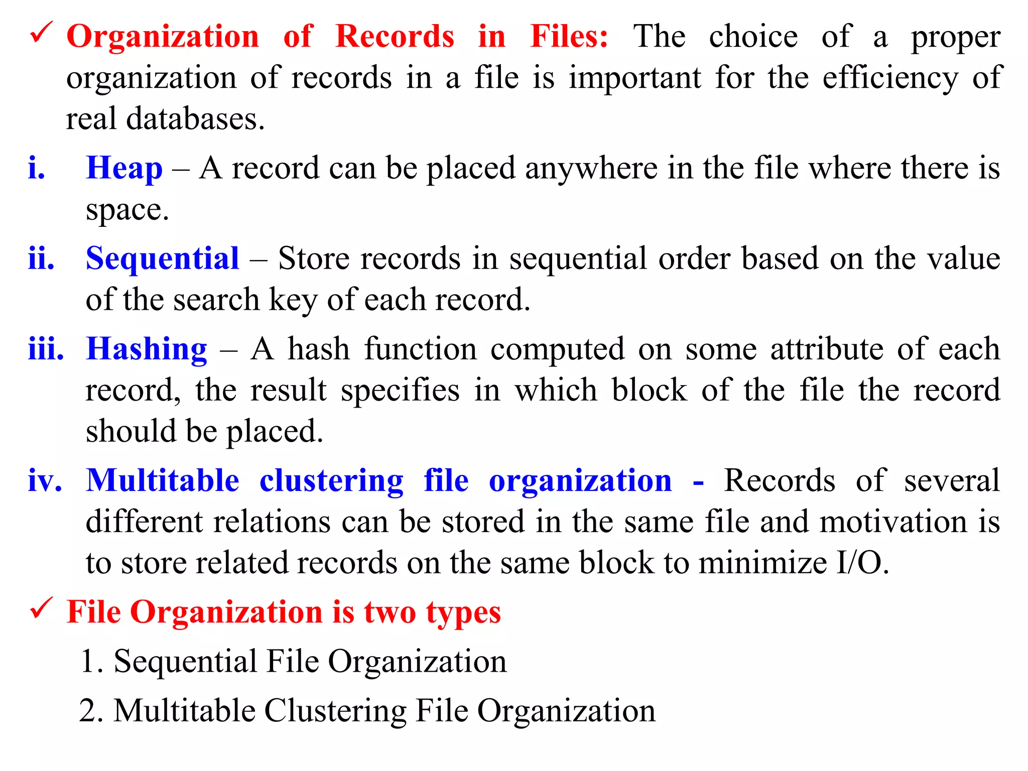 File Organization | PPTX
