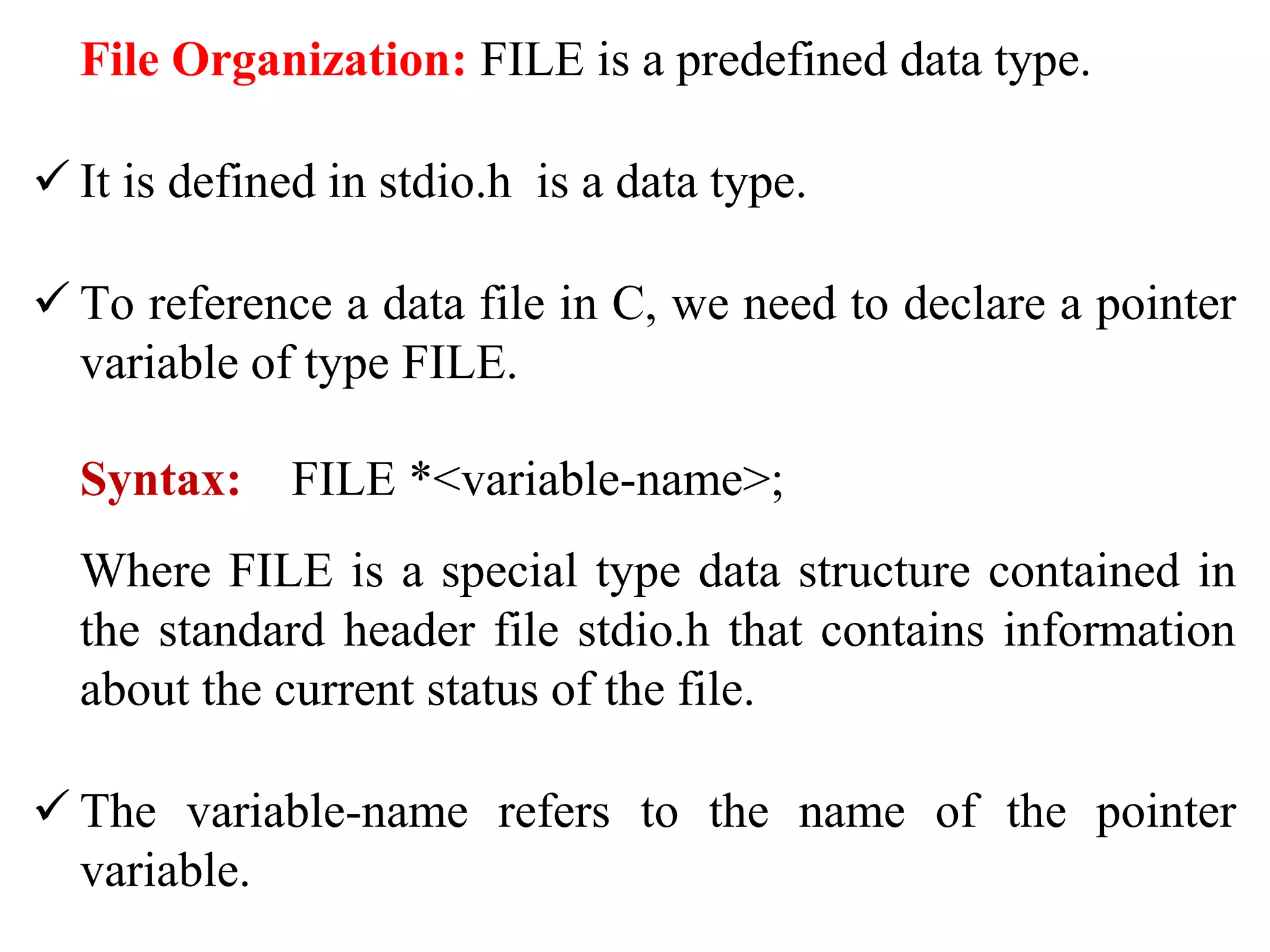 File Organization | PPTX