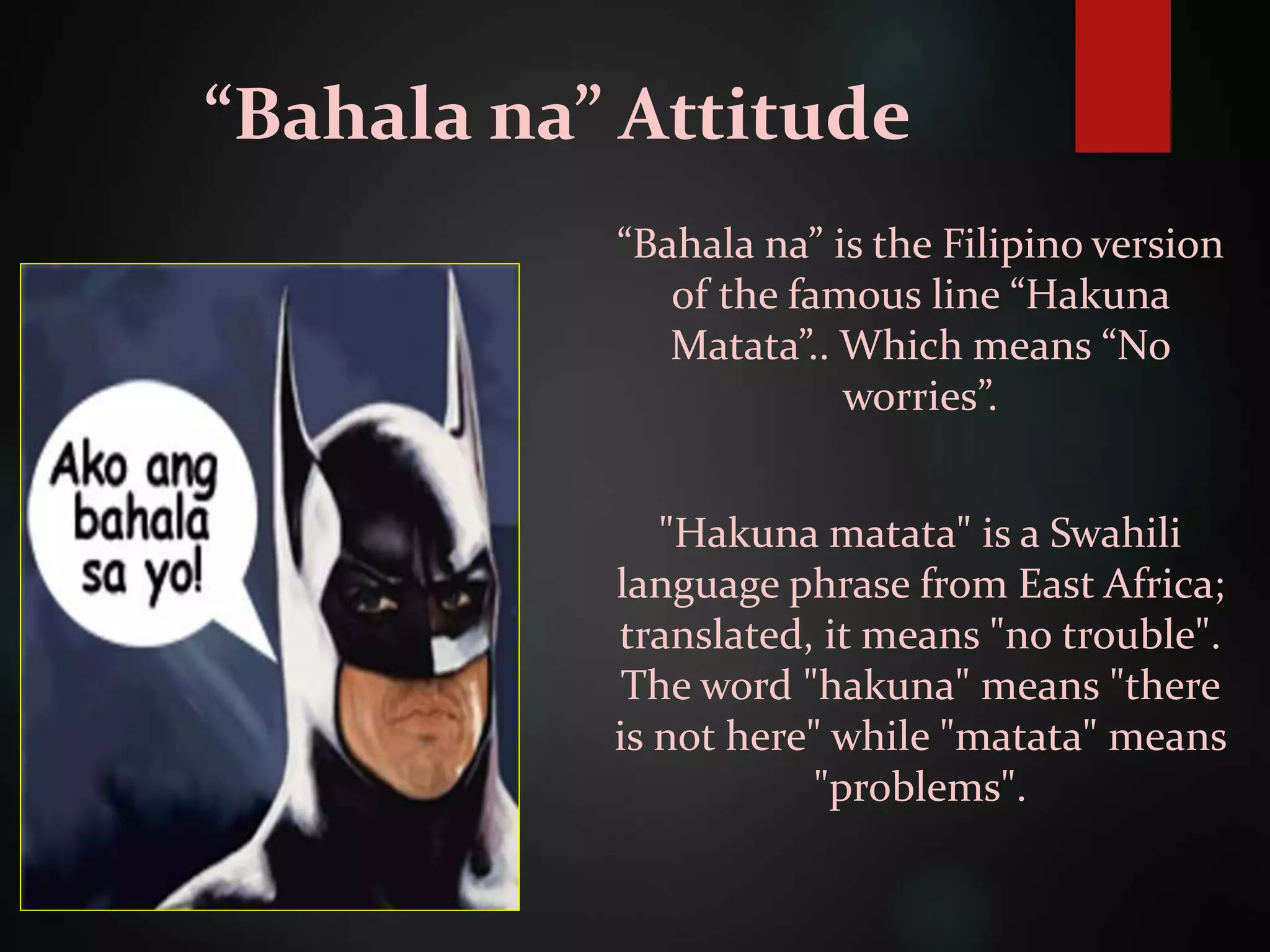 Filipino Values and Traits | PPTX | Family and Relationships