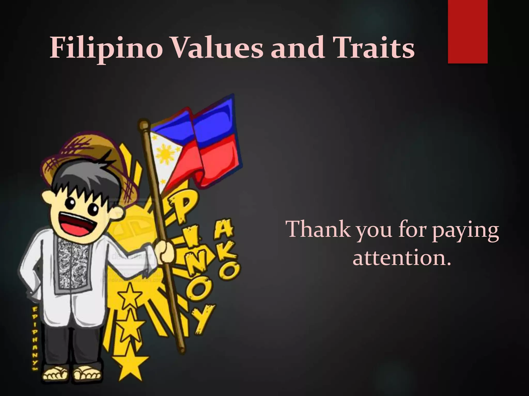 Filipino Values and Traits | PPTX