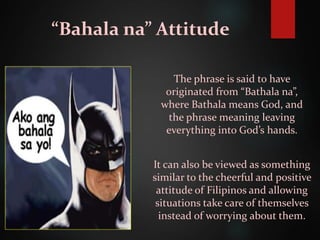 Filipino Values and Traits | PPTX