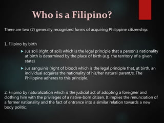 Filipino Values and Traits | PPTX