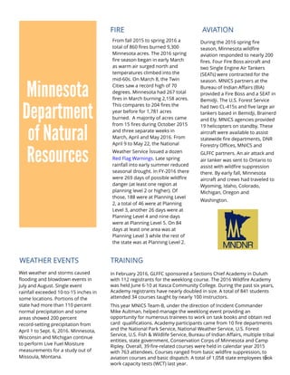 Minnesota Incident Command System 2016 Annual Report | PDF