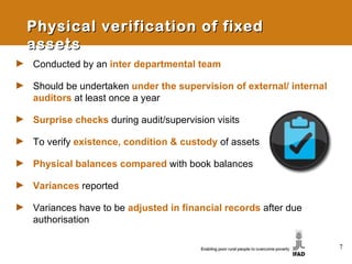 Fixed assets management and control | PPT