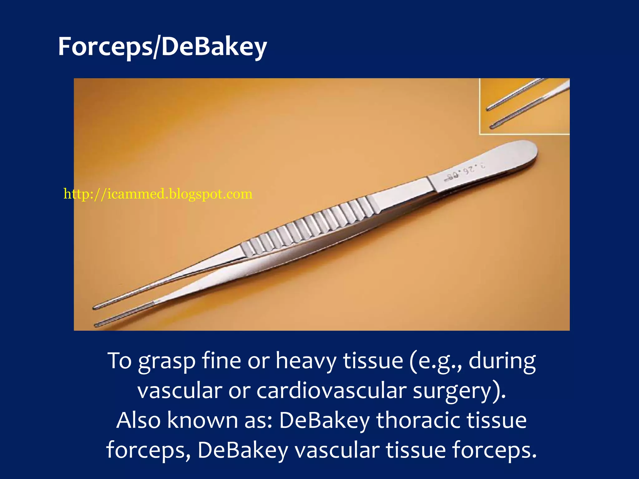 Surgical Instruments (forceps/grasping) | PPTX