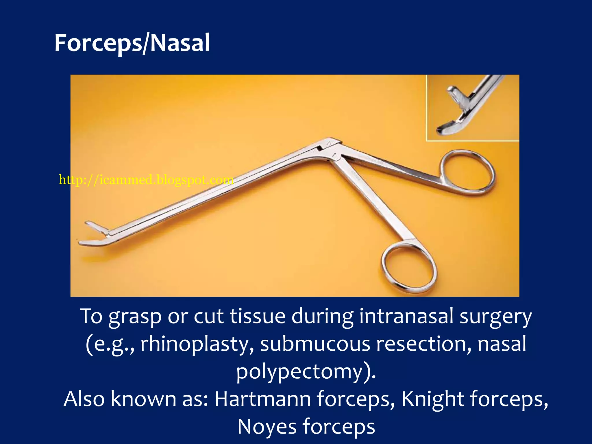 Surgical Instruments (forceps/grasping) | PPTX