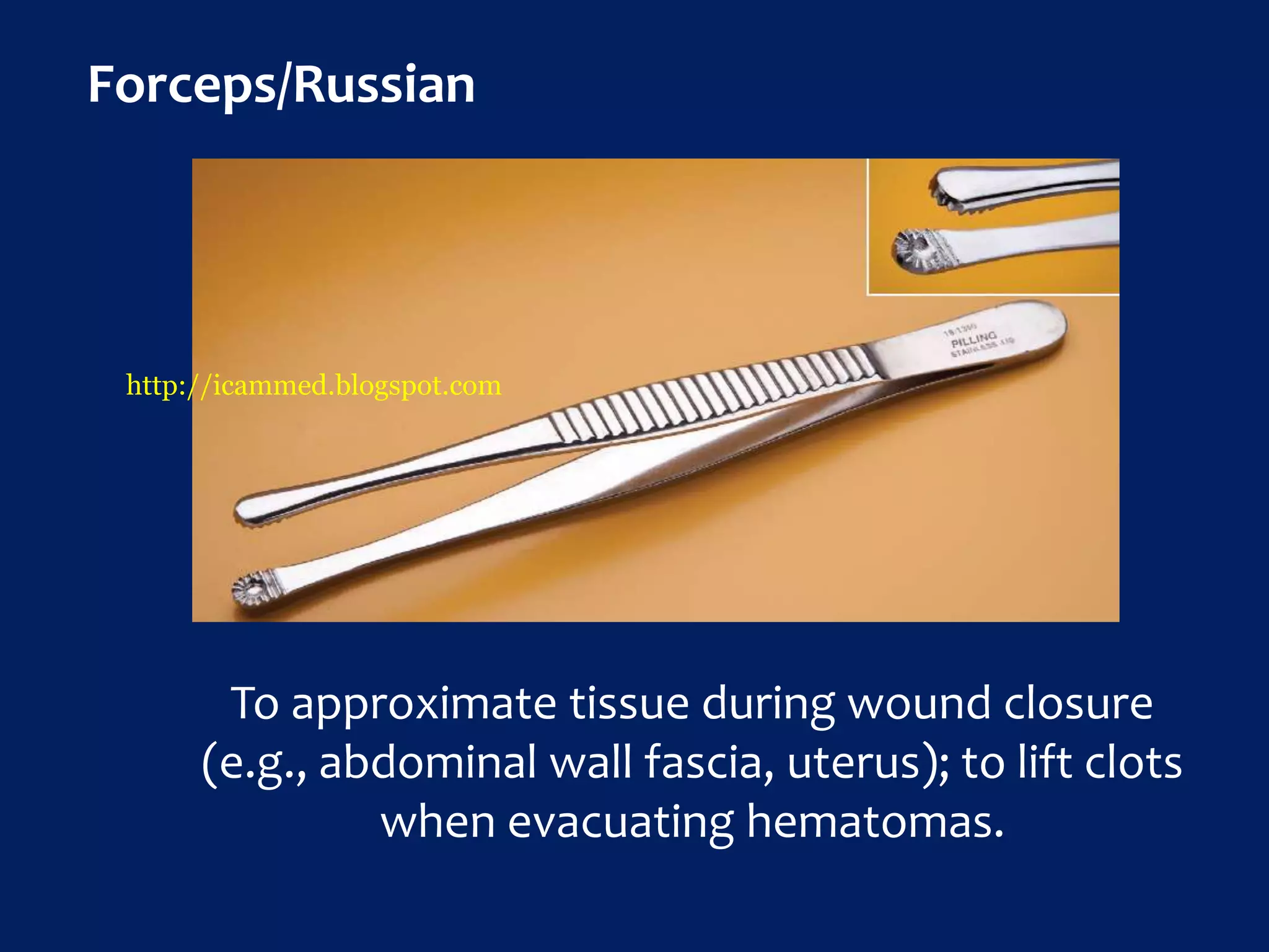 Surgical Instruments (forceps/grasping) | PPTX
