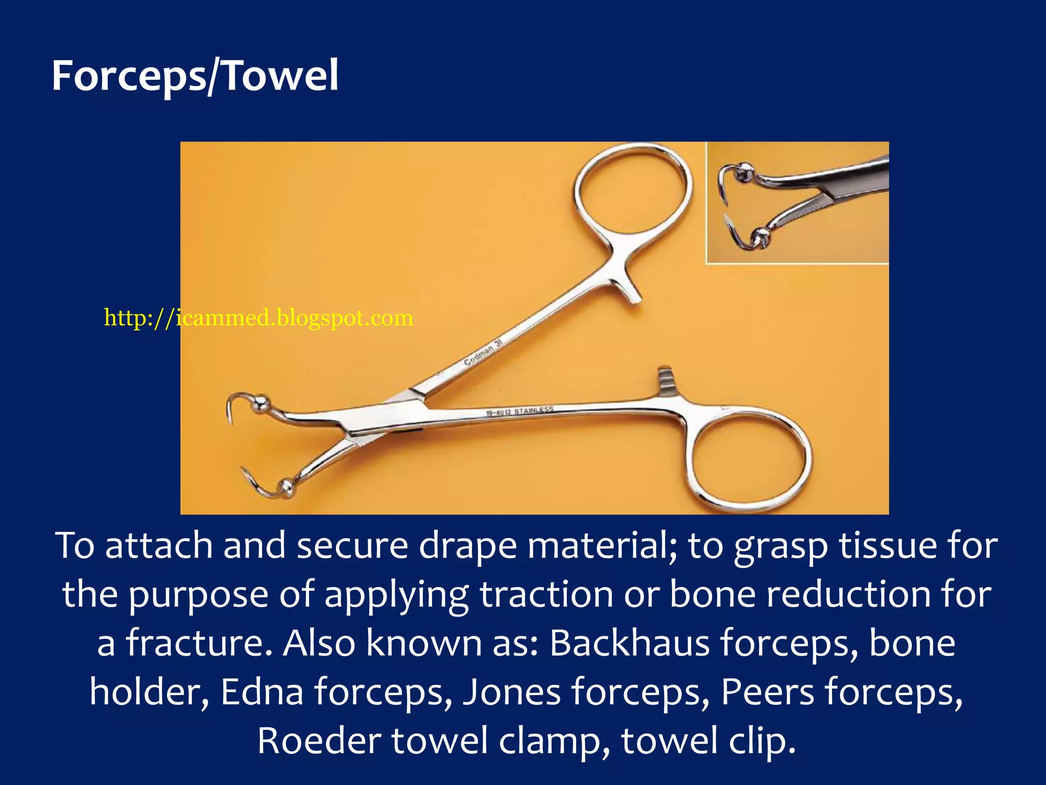 Surgical Instruments (forceps/grasping) | PPTX