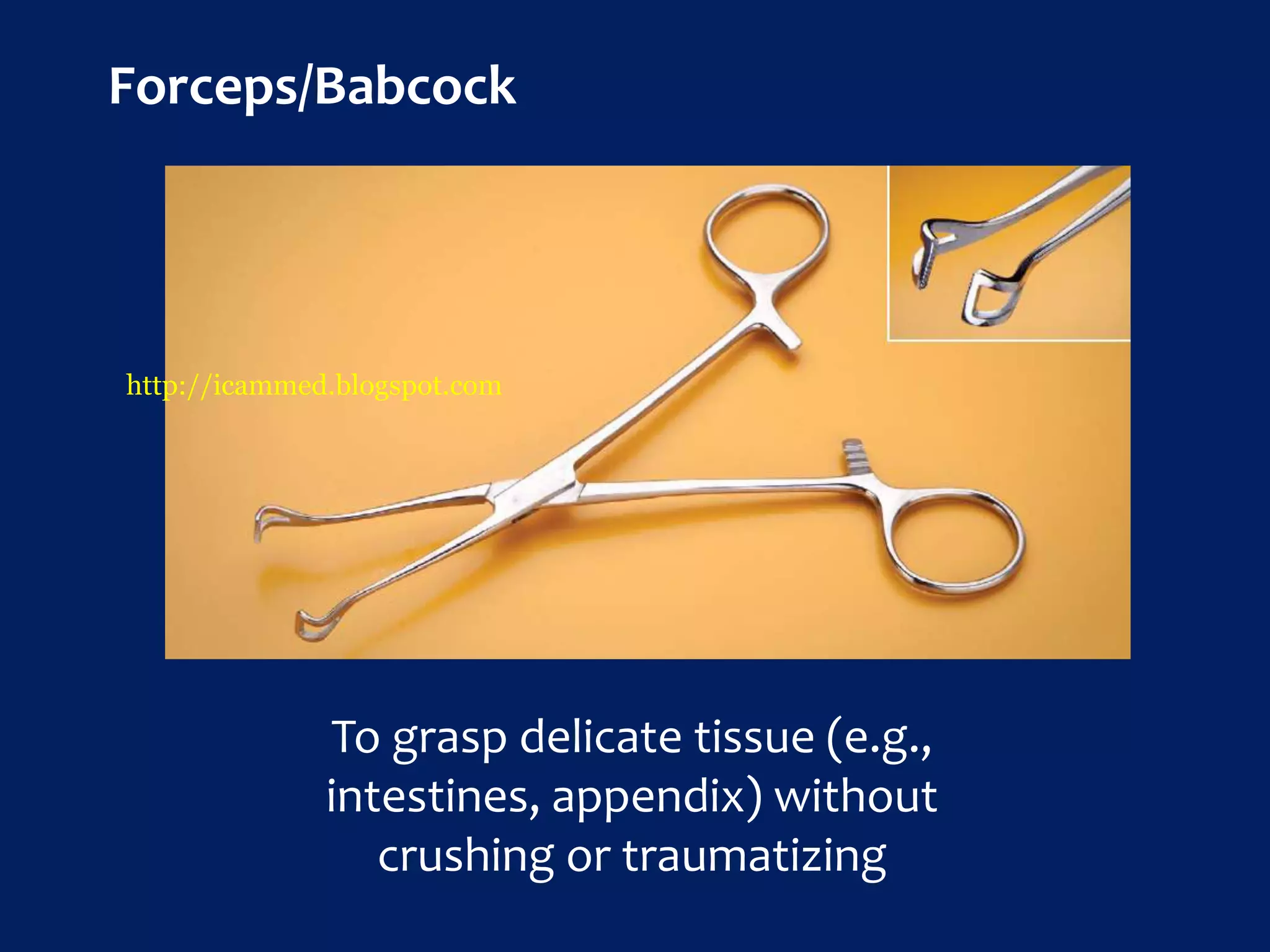 Surgical Instruments (forceps/grasping) | PPTX