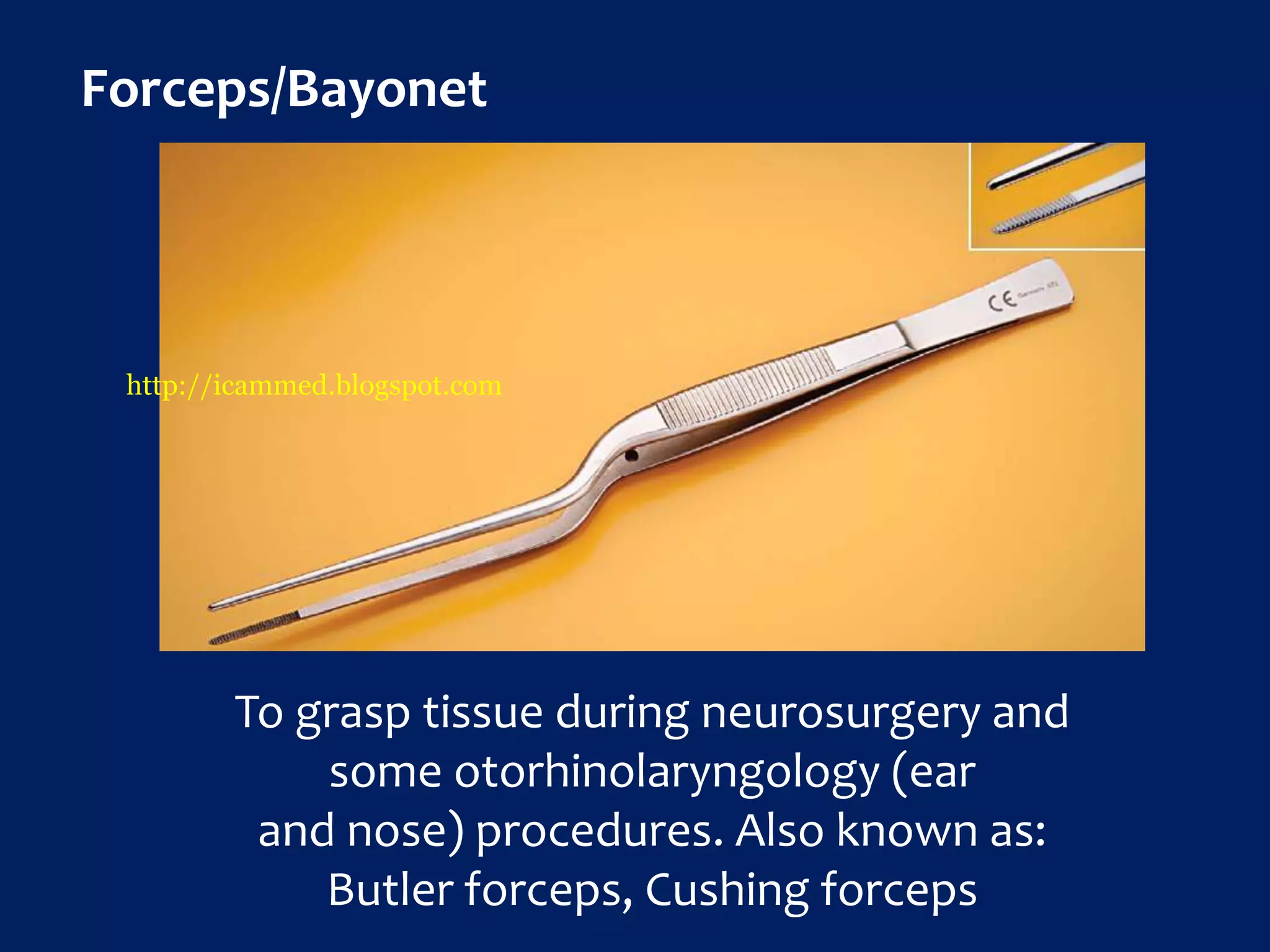 Surgical Instruments (forceps/grasping) | PPTX