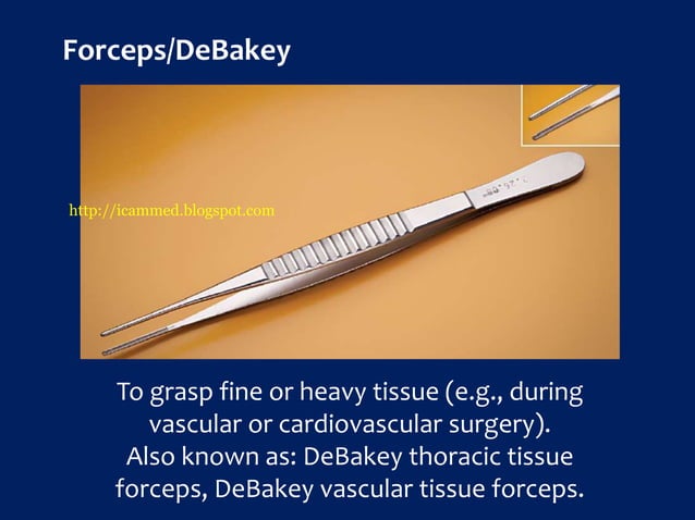 Surgical Instruments (forceps/grasping) | PPTX | Physical Therapy ...