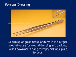 Surgical Instruments (forceps/grasping) | PPTX