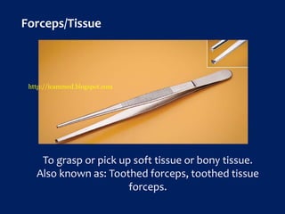Surgical Instruments (forceps/grasping) | PPTX
