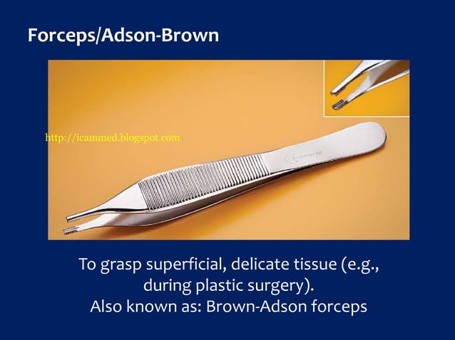Surgical Instruments (forceps/grasping) | PPTX | Physical Therapy ...