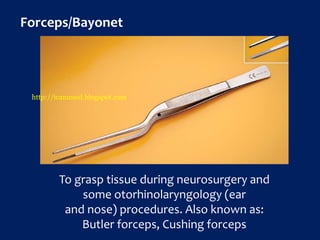Surgical Instruments (forceps/grasping) | PPTX