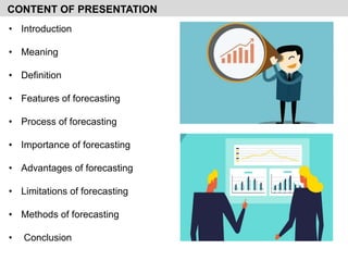 Forecasting techniques, time series analysis | PPTX