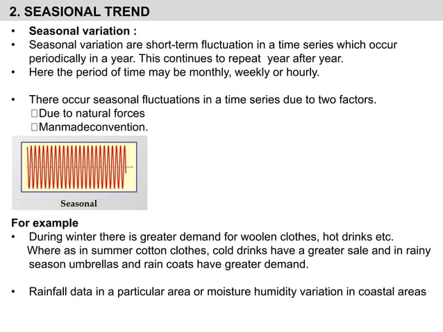 Forecasting techniques, time series analysis | PPTX