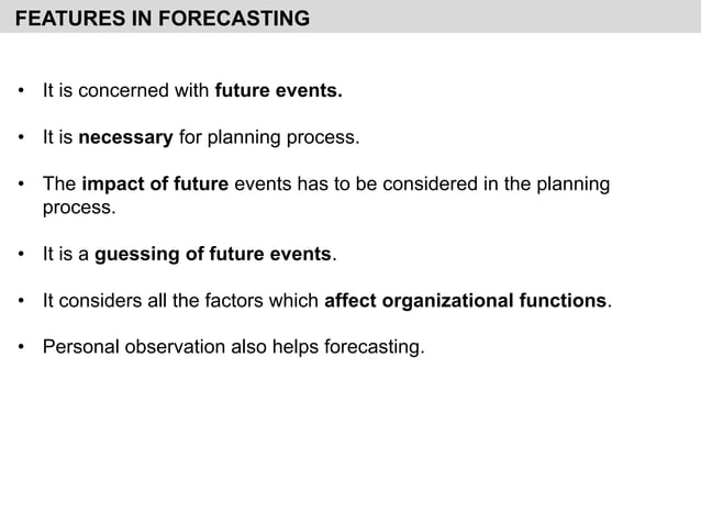 Forecasting techniques, time series analysis | PPTX