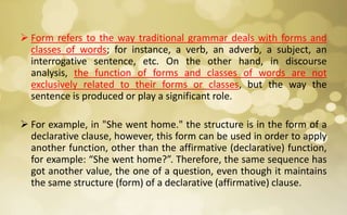 Form and function. | PPTX