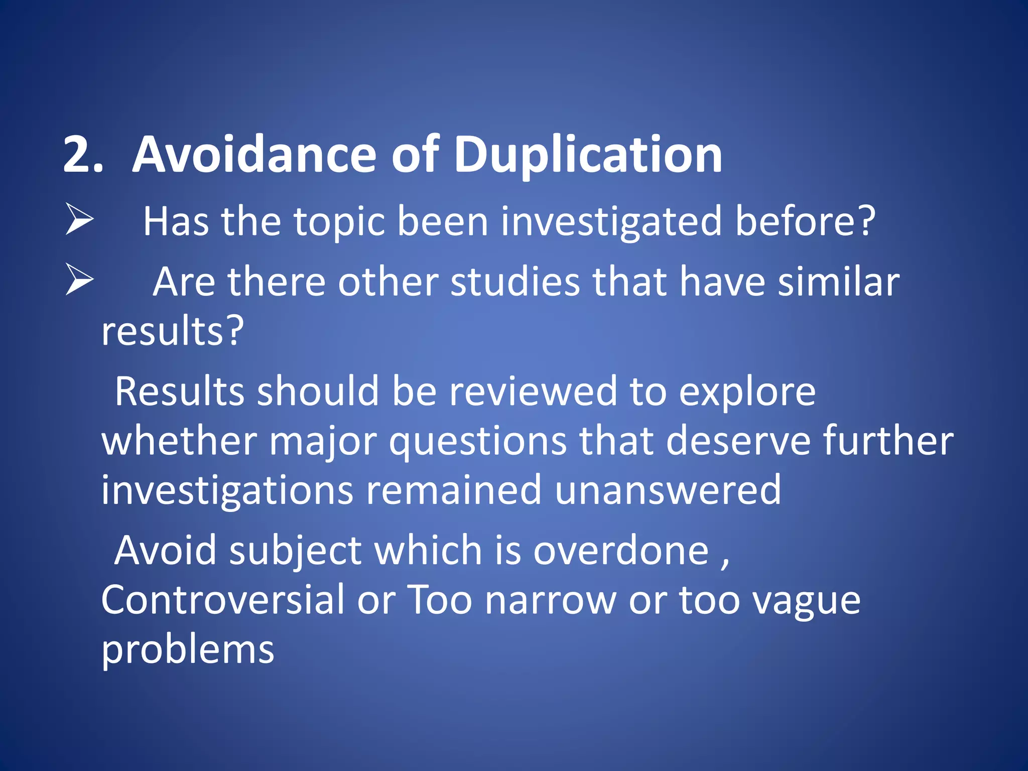 Formulation of a Research Problem | PPTX