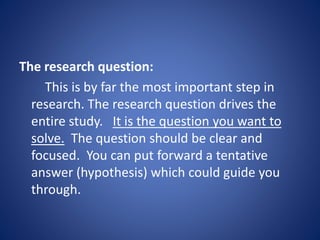 Formulation of a Research Problem | PPTX