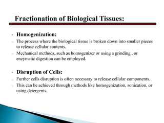 Fractionation & Centrifugation of Biological Samples.pptx