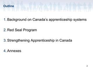 Apprenticeship in Canada and the Red Seal Program | PPT