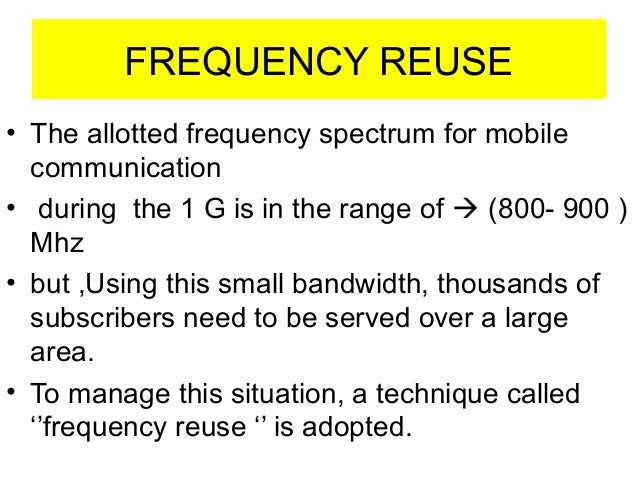 frequency re use nb