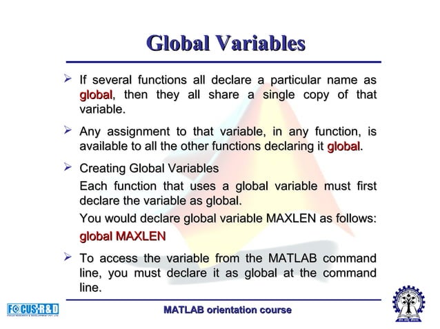 Matlab-fundamentals of matlab-2 | PPT