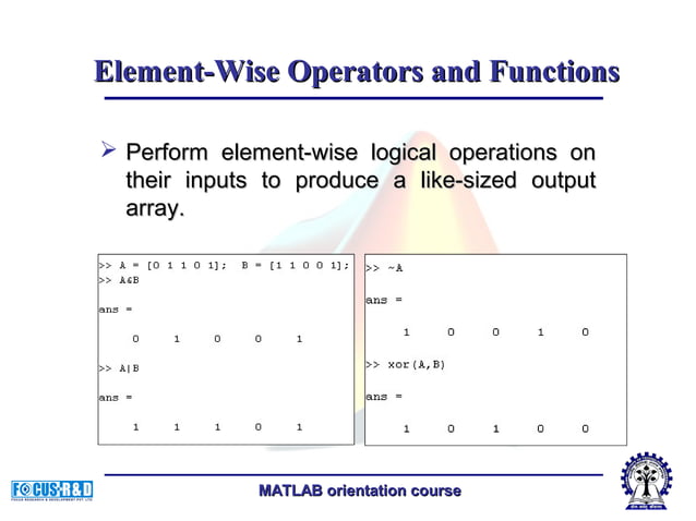 Matlab-fundamentals of matlab-2 | PPT