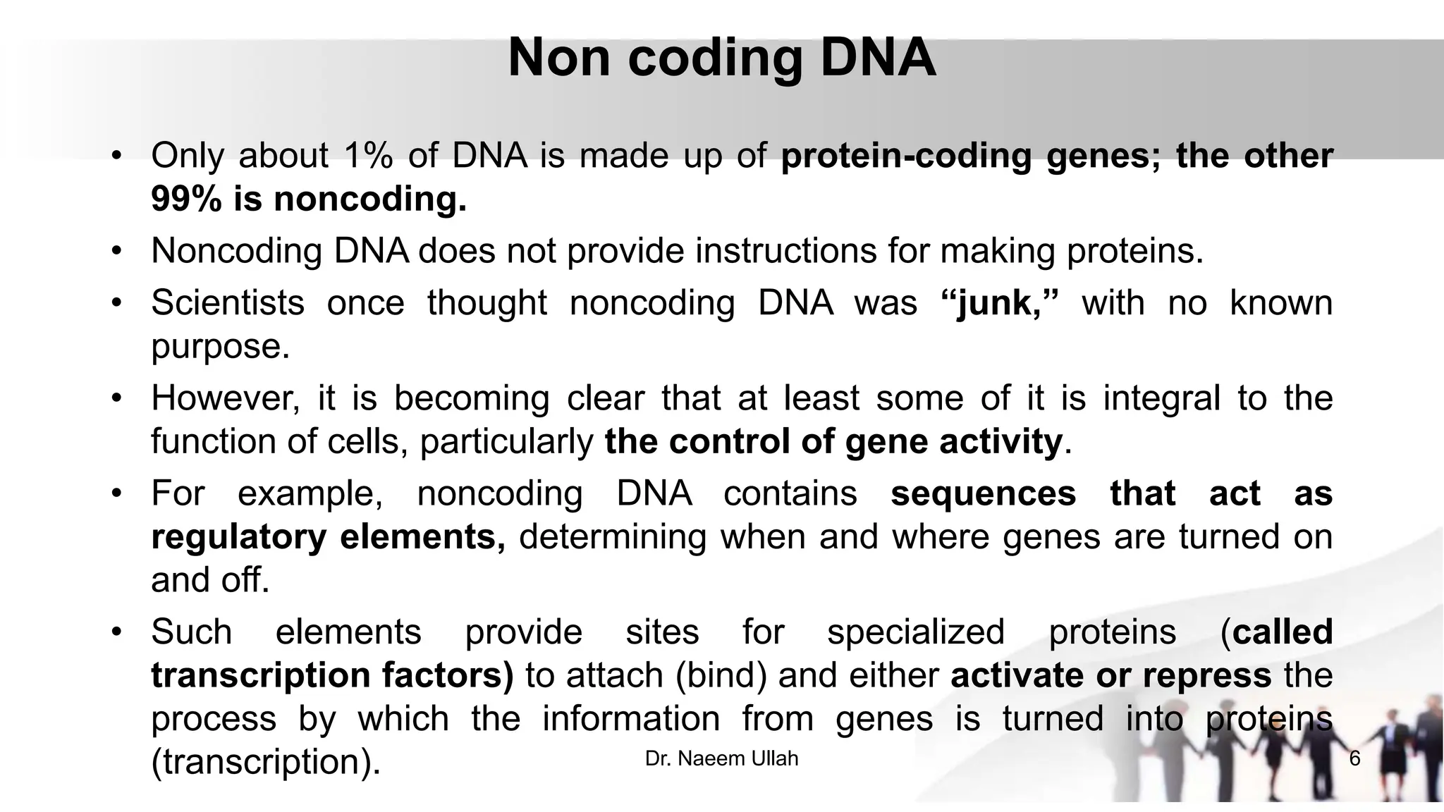 Gene- basics (Gene, nature of Gene, regulatory elements of Gene, Non coding DNA, Alleles) .pptx