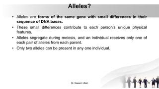 Gene- basics (Gene, nature of Gene, regulatory elements of Gene, Non ...