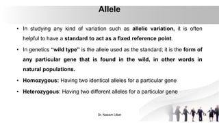 Gene- basics (Gene, nature of Gene, regulatory elements of Gene, Non ...