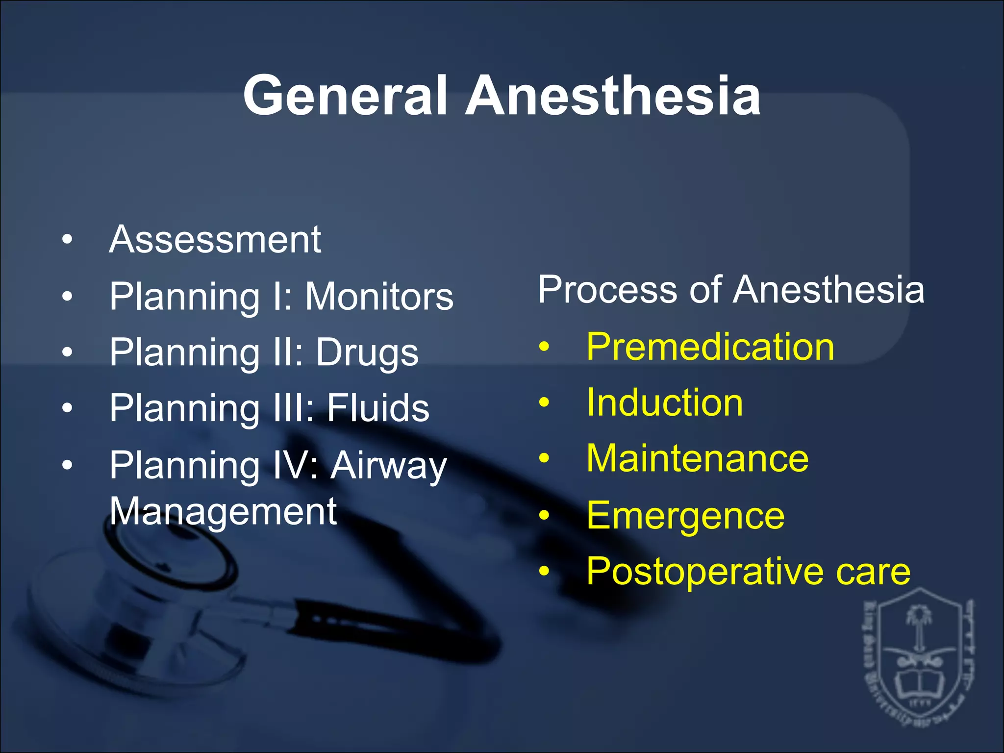 2- General Anaesthesia Technique.pdf | Ear, Nose and Throat Conditions ...